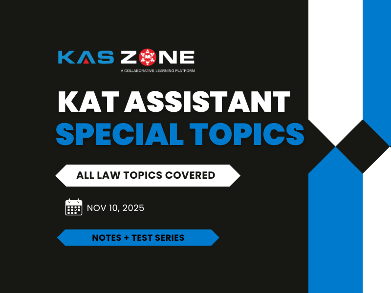Kerala Administrative Tribunal (KAT) Assistant Law Special Topics - KAS ...